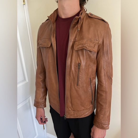 Jackets & Coats | Mens Italian Leather Jacket Medium | Poshmark